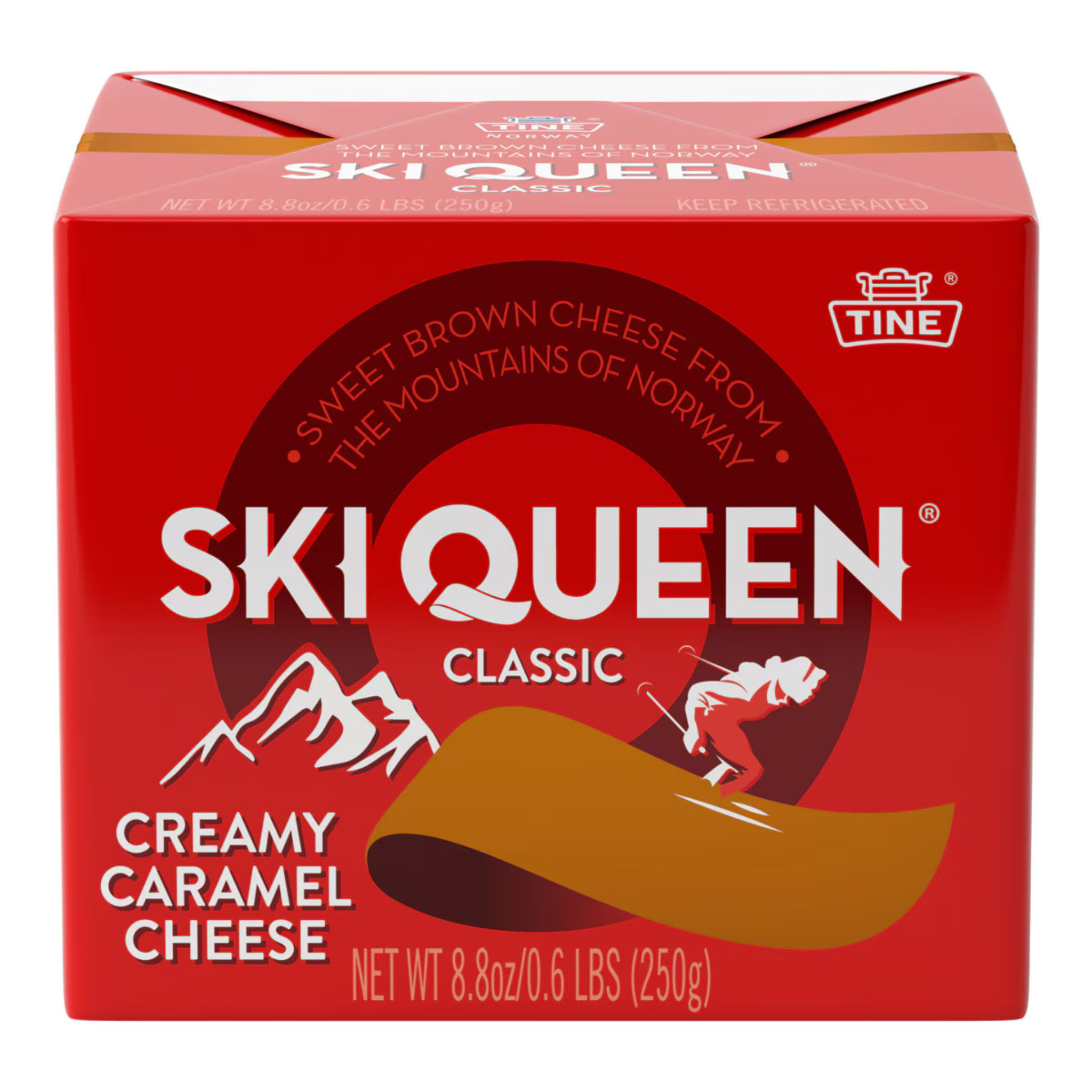 Tine Ski Queen Classic Creamy Caramel Cow & Goat's Milk Cheese – Scandinavian North