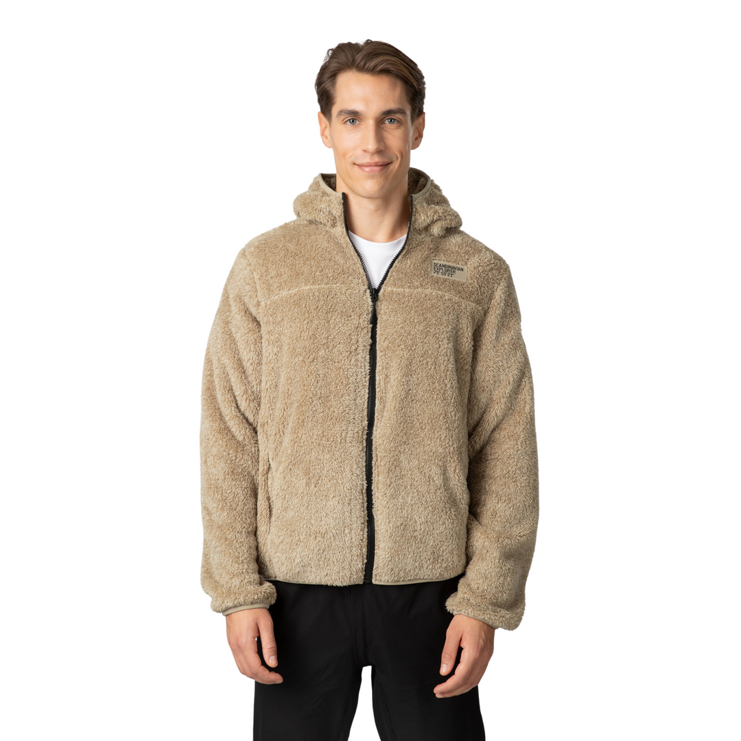 Teddy Fleece Jacket - Beige – Scandinavian North